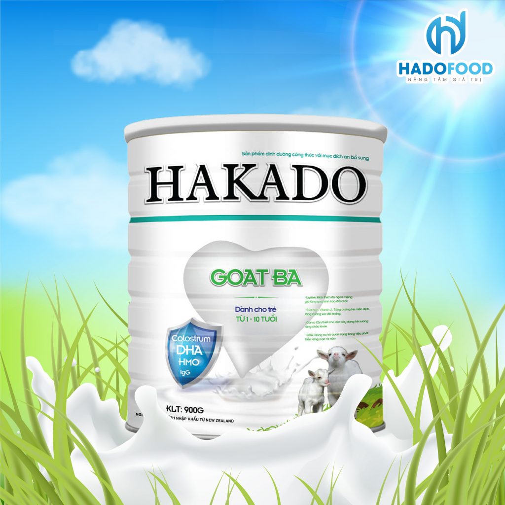 Sữa Hakado Goat BA 900g - Công Ty Cổ Phần Dinh Dưỡng Hadofood