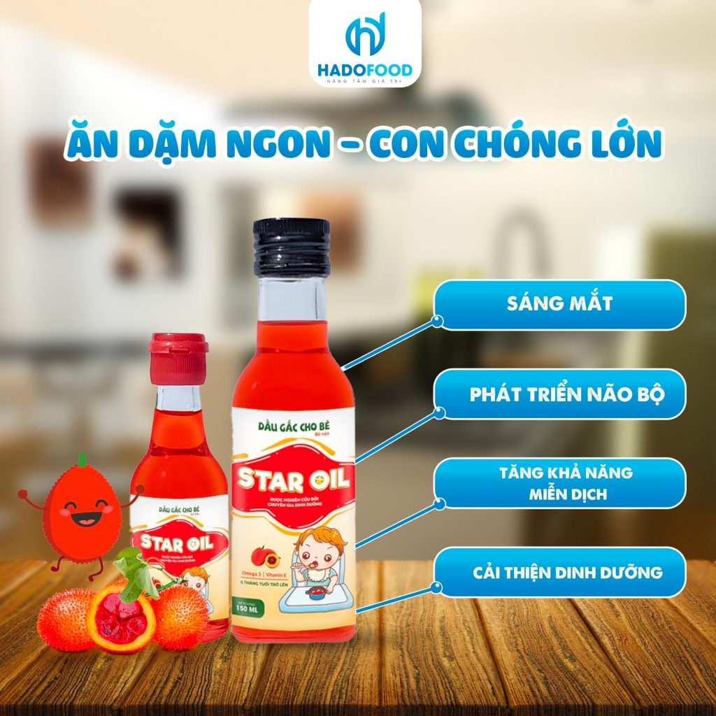 Dầu gấc Star Oil - Công Ty Cổ Phần Dinh Dưỡng Hadofood